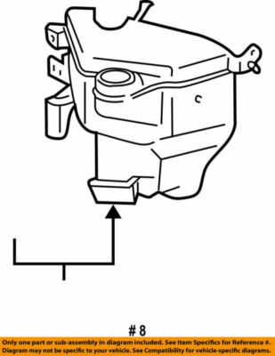 85315-60300 Toyota Jar assy, windshield washer 8531560300, New Genuine ...