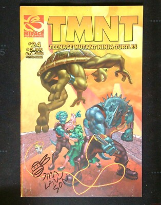 TMNT VOLUME 4 ISSUE 24 - Mirage - Signed and Sketched by Jim Lawson | eBay