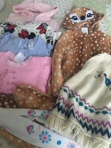 Sz 5-6 Lot Of 7 Toddler Girls Winter Clothing Disney Puma Carter's ...