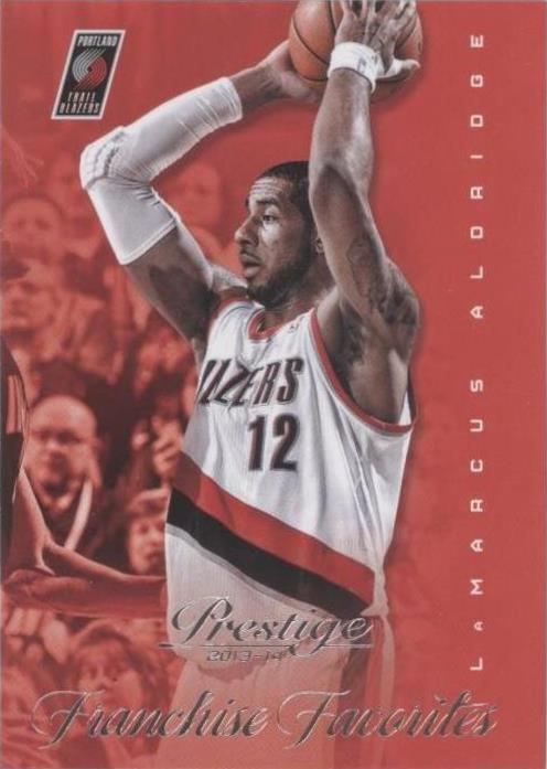 2013-14 Panini Prestige - Franchise Favorites LaMarcus Aldridge #25 for ...
