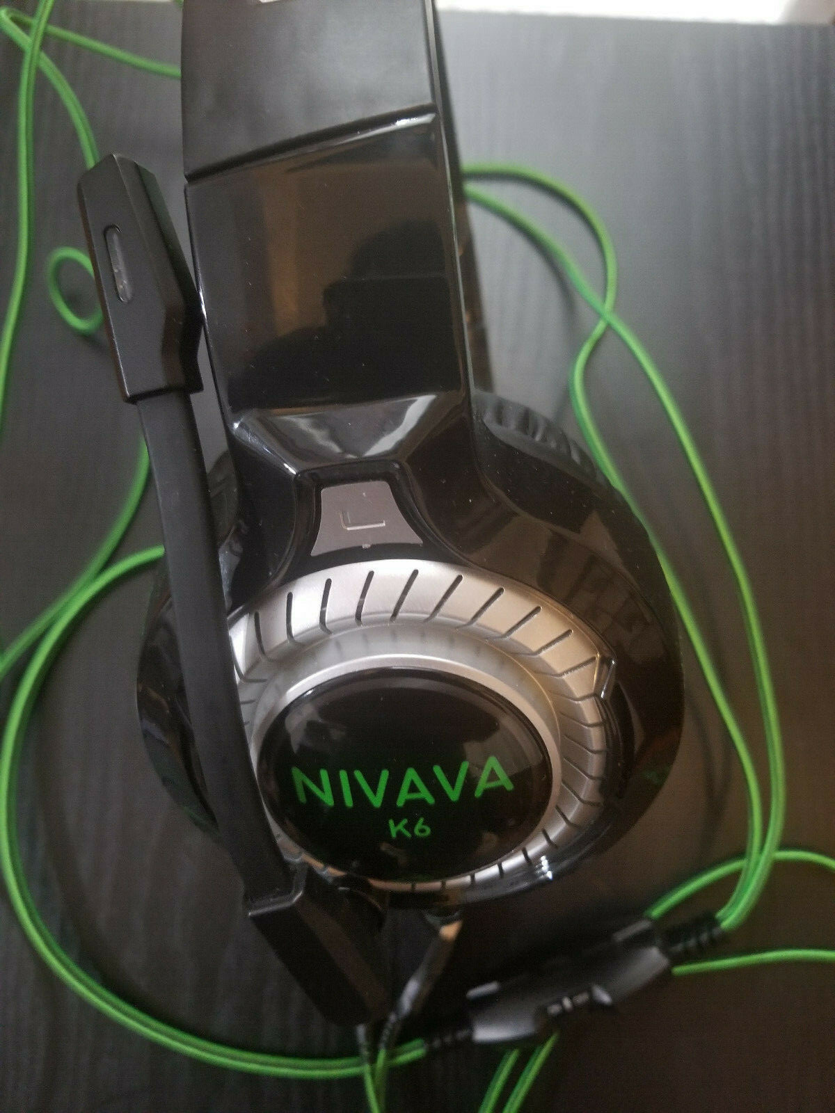 Nivava K6 RGB Gaming Headset with Mic and In-Line Controls | eBay