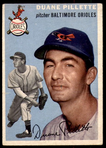1954 Topps #107 Duane Pillette Very Good Orioles ID:237525 | eBay