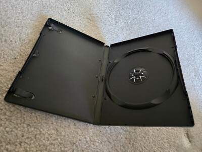Black Blank Single-Disc DVD 14 MM Cases (With Outer Clear Sleeve) | eBay