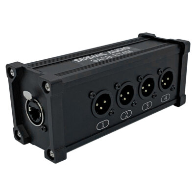Seismic Audio 4 Channel XLR Male to Ethercon Network Cable Adapter ...