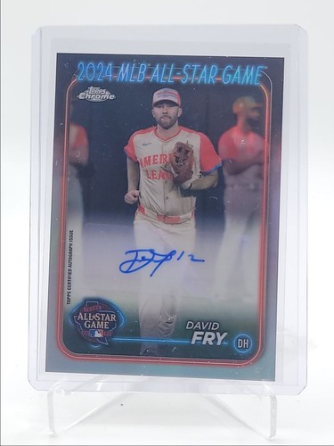 DAVID FRY 2024 TOPPS CHROME MLB ALL-STAR GAME AUTOGRAPH AUTO Q4060 | eBay