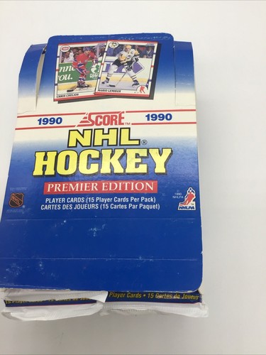 1990 Score NHL Hockey Card Set Premier Edition 35 Packs | eBay