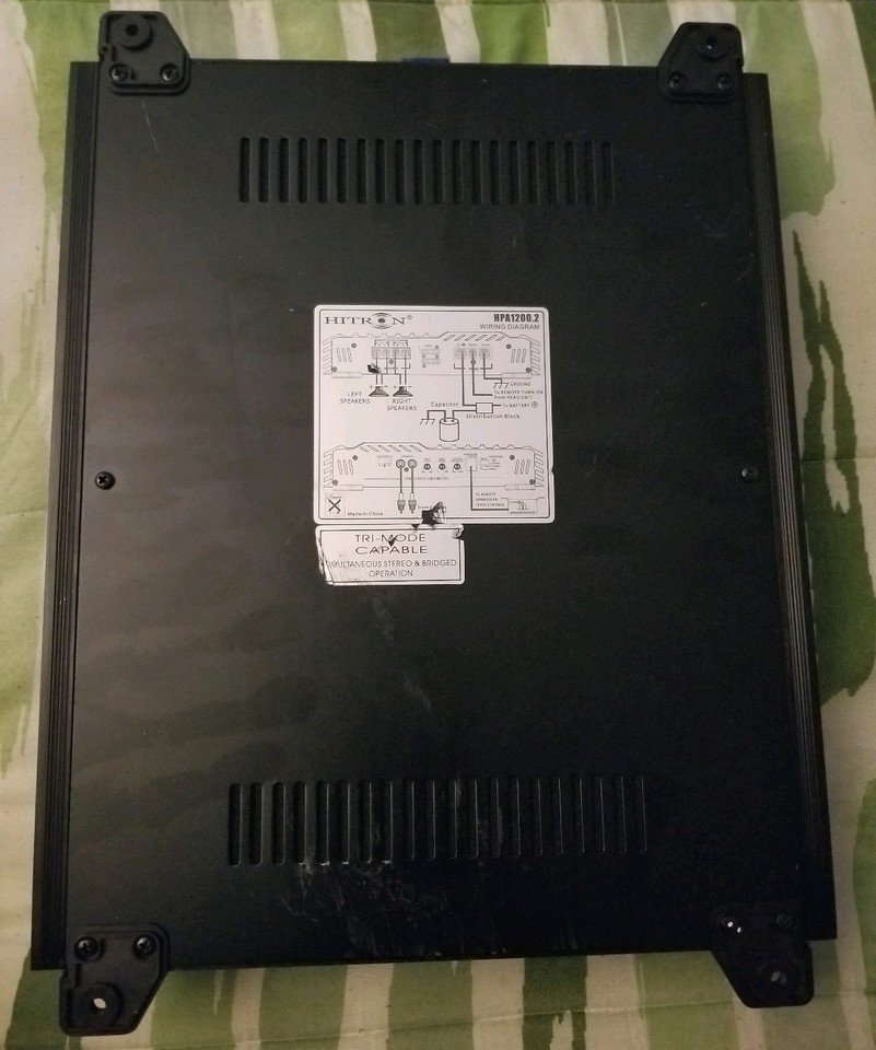 hitron hpa1200.2 amplifier 1200 Watts 2 Channel amp | eBay
