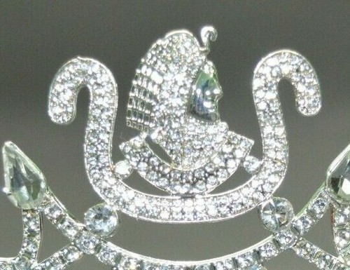 New Daughter of Isis Crown in silver tone with all white Rhinestones ...