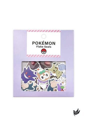 Kamio Japan Pokemon Flake Seals Pokemon MIX Purple | eBay