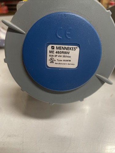 Mennekes ME 460R9W 60A 3P 4W 250 VAC/Menneekes 60BBW-1 | eBay
