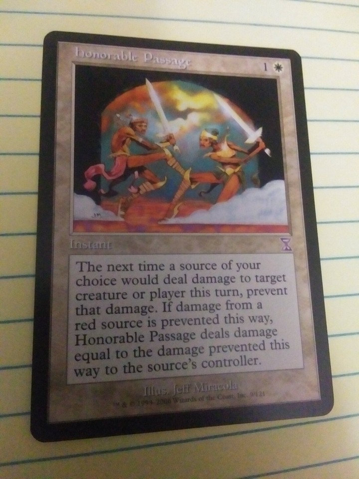 Honorable Passage MTG Magic the gathering LP /NP TIMESPIRAL TIMESHIFTED ...