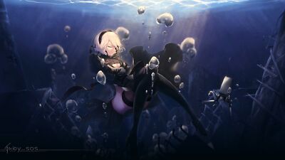 Anime 2b nier automata girls thigh highs jpg Playmat Gaming Mat | eBay