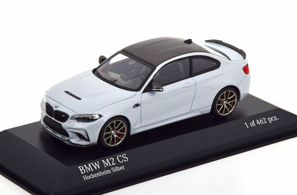 BMW M2 Cs F87 2020 Hockenheim Silver MINICHAMPS 410021028 1:43 Gold ...