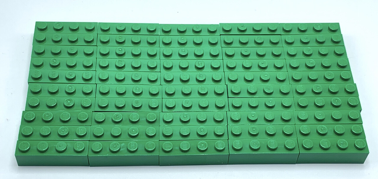 Lego 1X4 Green New Bulk Lot Of 50 1x4 Brick Blocks Authentic 3010 | eBay
