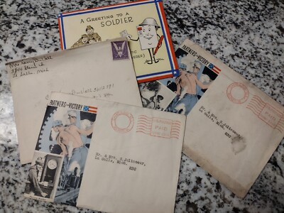 WW2 Patriotic Envelopes, Victory Stamp, Postcard - Id'd Identified ...