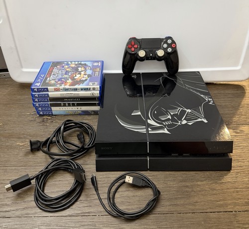Star Wars Darth Vader PS4 Playstation 4 Console w/ Matching Controller ...