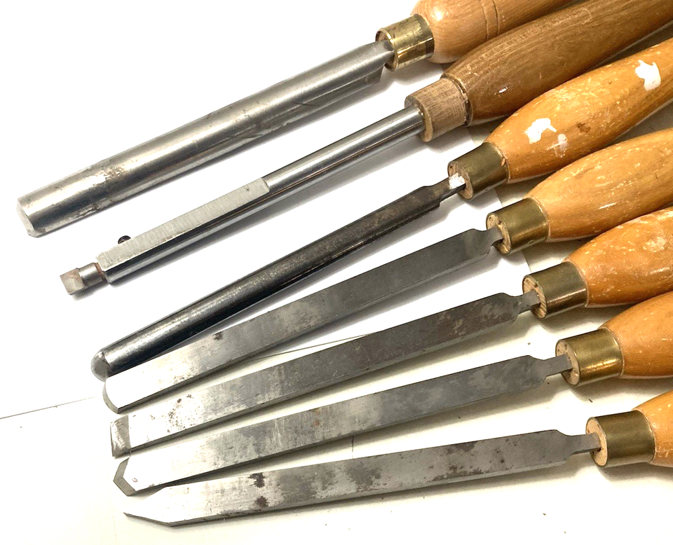 Vintage Woodworkers Supply+Benjamin's Best Chisel-Gouges (7) Lathe ...