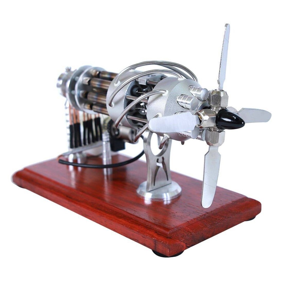 Propeller 16 Cylinder Stirling Engine Model Creative Motor Engine | eBay