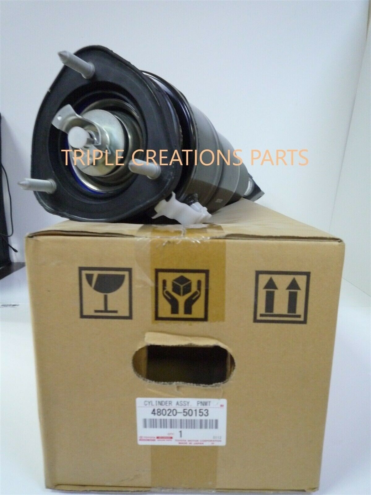 4802050153 GENUINE LEXUS LS460 CYLINDER ASSY PNEUMATIC FRONT LH W/SHOCK ...