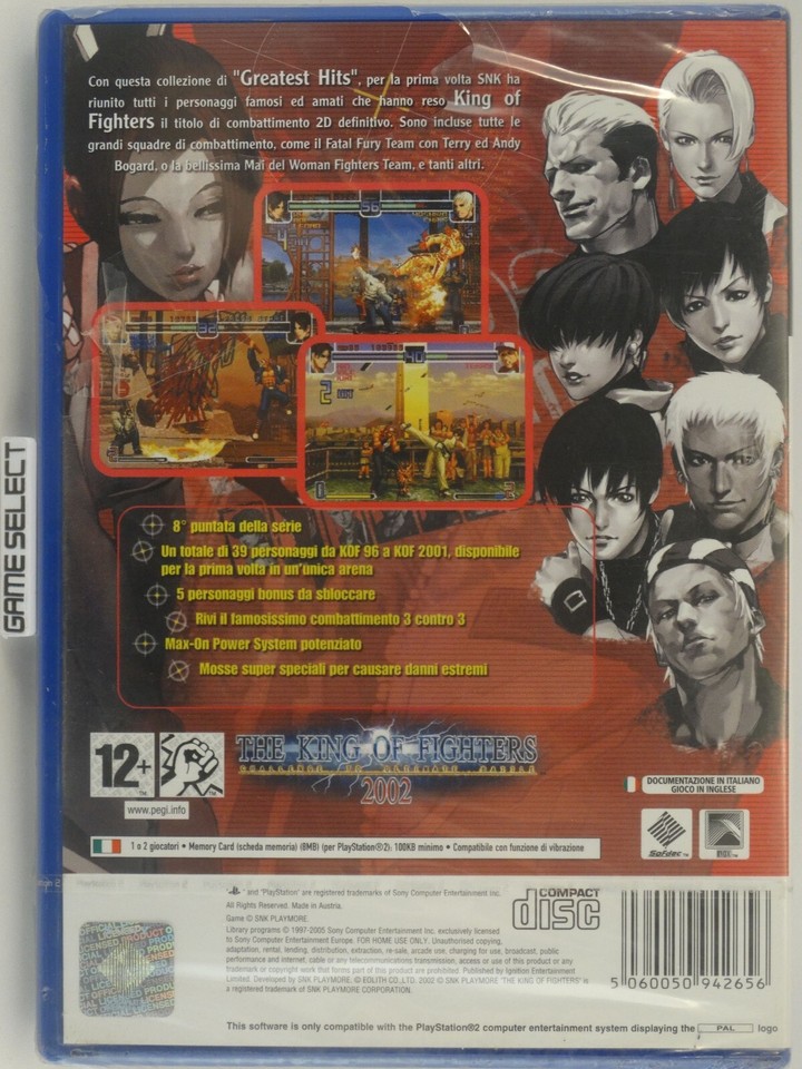 The King OF Fighters 2002 KOF 02 Neo Geo SNK PS2 PAL - New | eBay