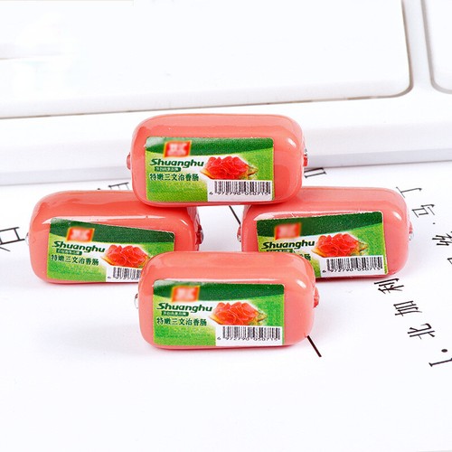 10x 1:12th Scale Dolls House Miniature Ham Sausage Food Dining Room ...