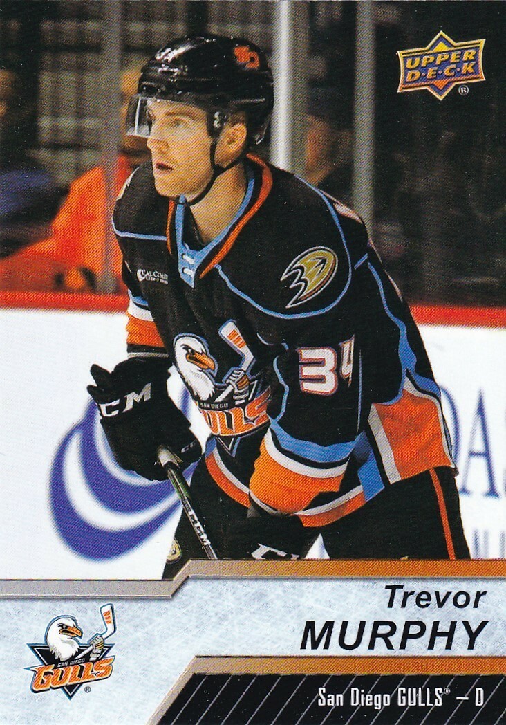 TREVOR MURPHY 2018-19 18-19 UPPER DECK AHL BASE #85 SAN DIEGO GULLS | eBay