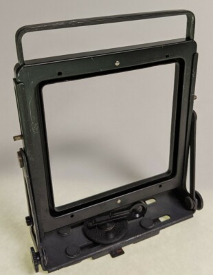 Graflex Pacemaker Speed Graphic 4x5 Black Front Standard & Sportfinder ...
