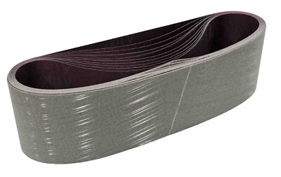 (10) 3M 3” x 24” A100 Very Fine Trizact Abrasive Metal Sanding ...