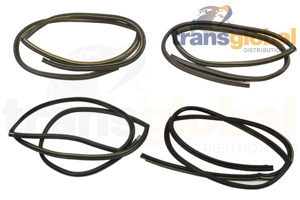 Front & Rear Rubber Door Seals for Land Rover Defender 110 County ...