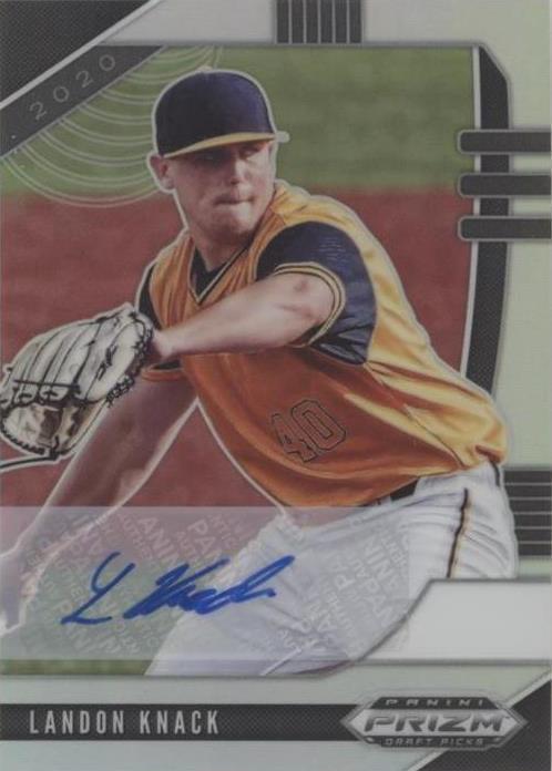 2020 Panini Prizm Draft Picks - Landon Knack #PDP60 Silver Prizm ...