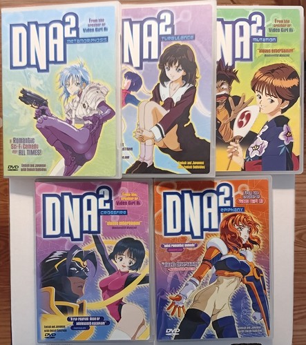 DNA2 (DNA Squared) Vol. 1-5 Complete Anime DVD Set (2002, U.S.Manga ...