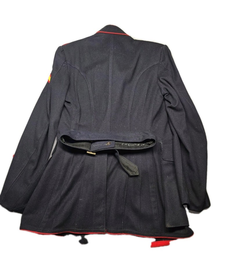 Vintage USMC Dress Blue Uniform Coat PFC Enlisted Wool Service Jacket ...