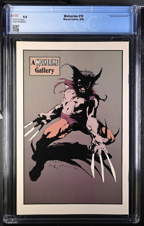 Wolverine 10 CGC 9.0 1st Silver Fox; Sabertooth Appearance - Light ...