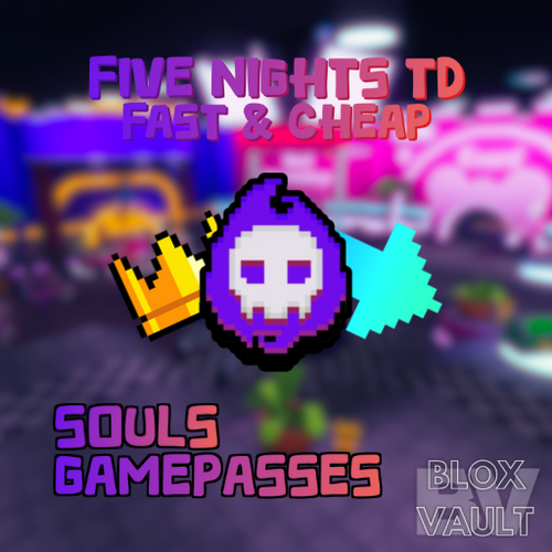 🐻Five Nights TD Souls + Gamepasses | FNTD Soul & Items Cheap & Quick | eBay