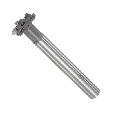 3mm Depth 25mm Cutting Dia T Slot Mill Cutters 6 Flute 12mm Shank ...