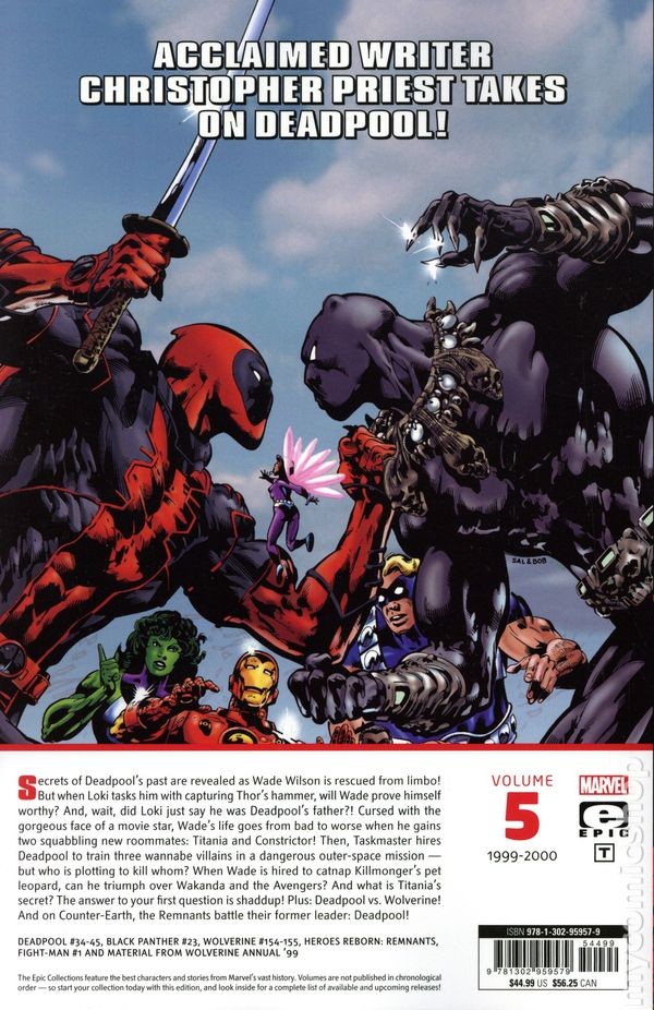 Deadpool Johnny Handsome TPB Epic Collection #1-1ST NM 2024 Stock Image ...