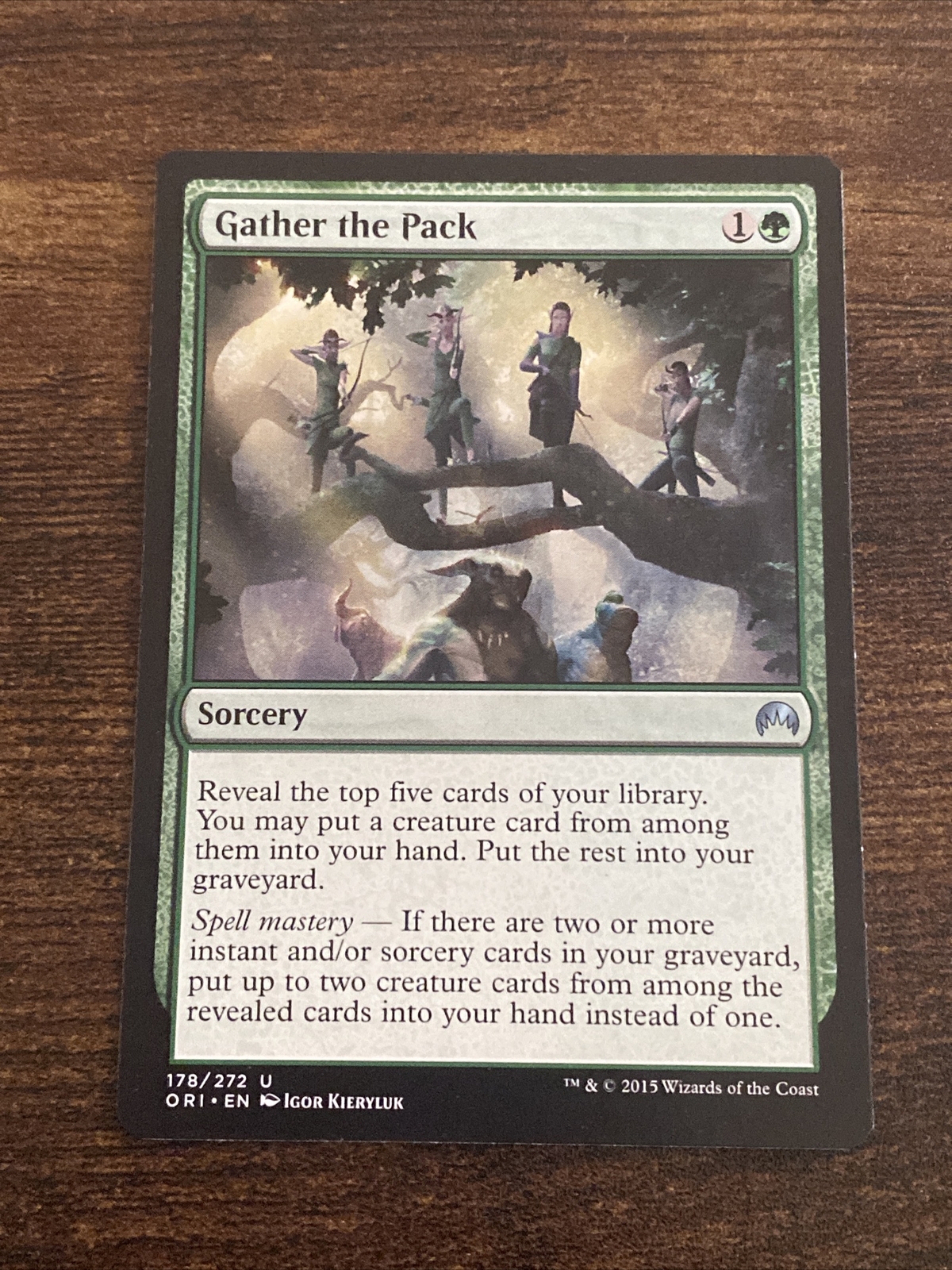 Gather the Pack (178) Magic Origins MTG Magic The Gathering D9242* | eBay