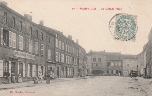 CPA 55 MARVILLE La Grande Place | eBay