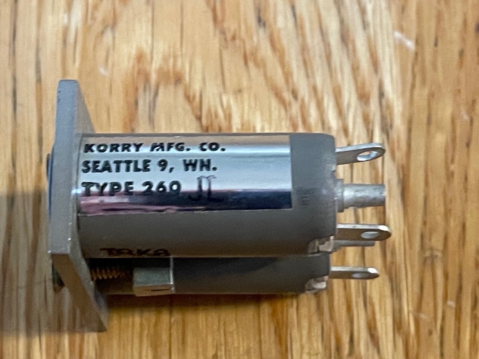 Rare, Out of Production, Korry Manufacturing Electronics Light Base Type 260 | eBay