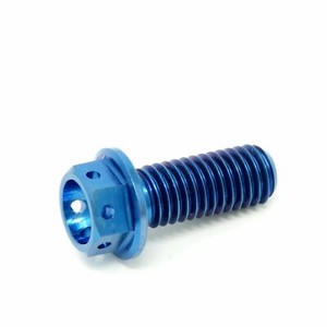 M8 Hex Flange Drilled Bolt Screw Titanium Ti Safety Lock wire 20 x 1.25 ...