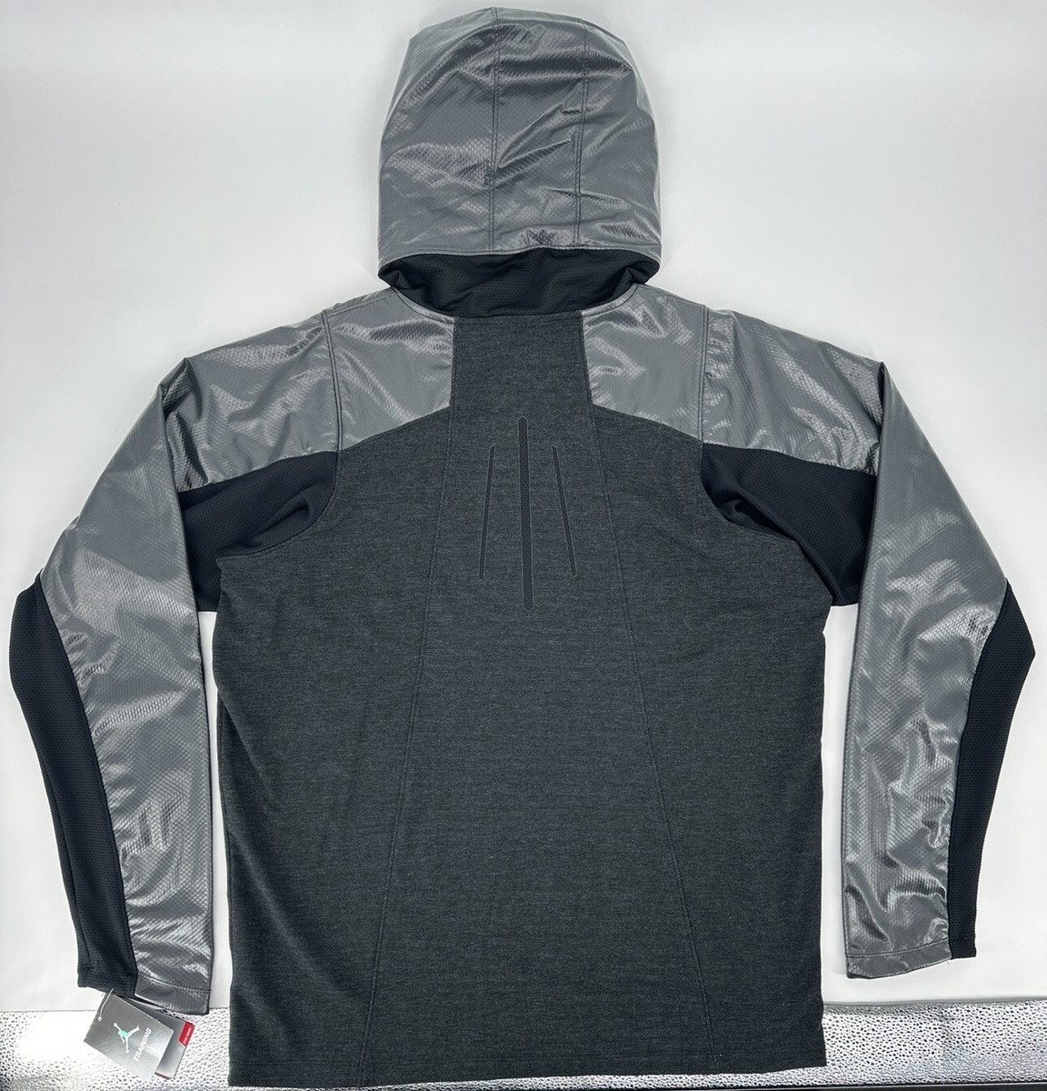 Nike Air Jordan Jacket Men's XL Fitted Shield 1/4 Zip Hoodie Nike Air Jordan Jacket Men's XL Fitted Shield 1/4 Zip Hoodie