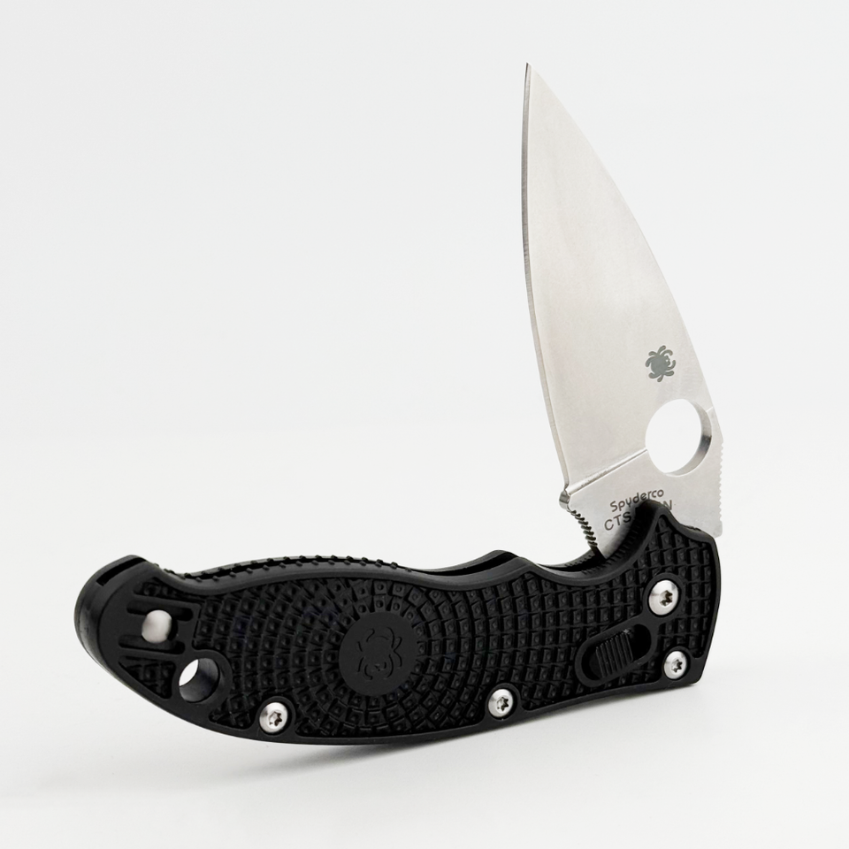 Spyderco C101 Manix 2 Lightweight CTS BD1N Folding Knife Black FRCP Handle | eBay