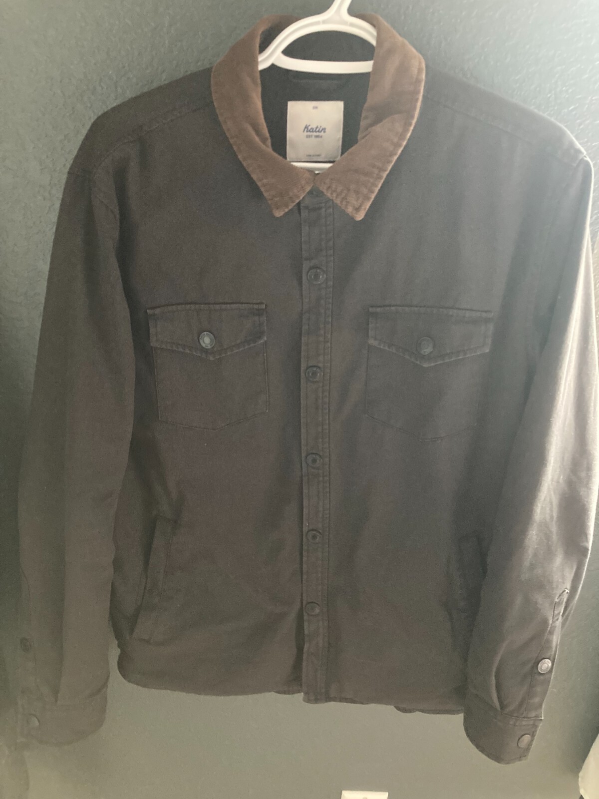 Roark Shirt Jacket KATIN CAMPBELL JACKET - BLACK Size… - Gem