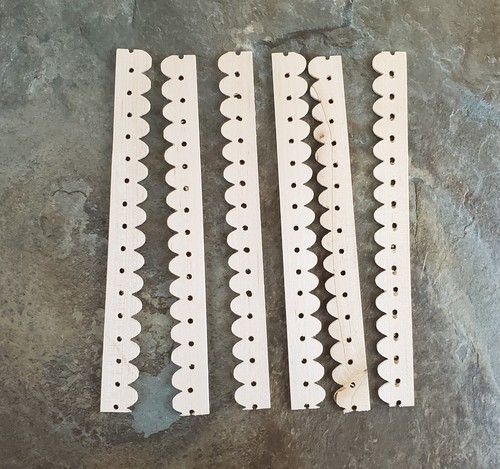 Dollhouse Miniatures Trim x6 Victorian Gingerbread Style Molding 6 ...