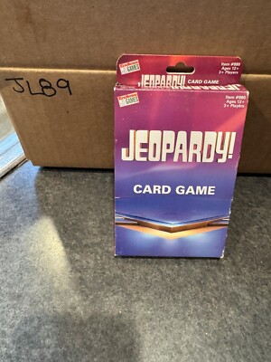 Jeopardy Card Game By Endless Games, 3+ Players | eBay