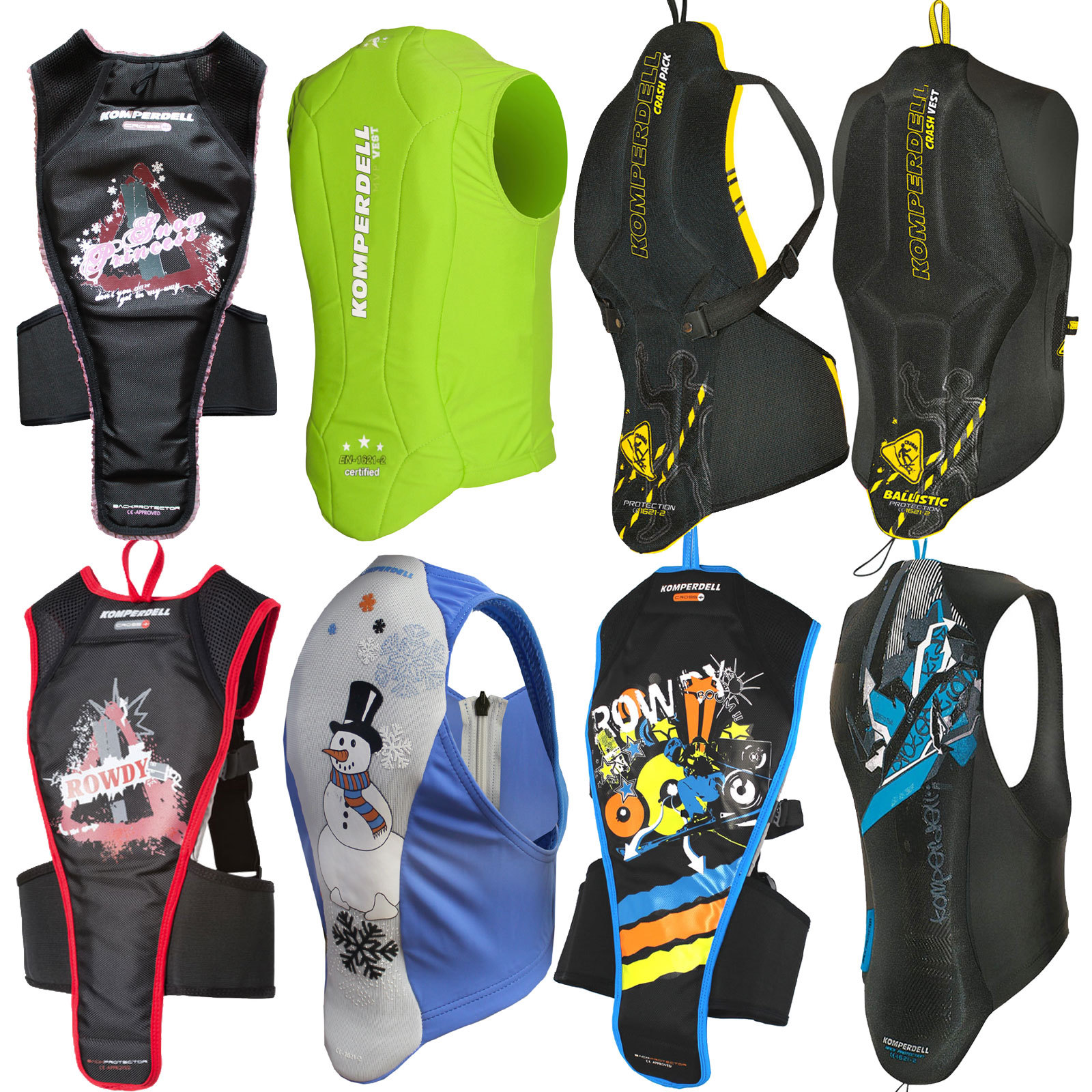 Komperdell Kinder Junior Rückenprotektor Rückenschutz Protektion Ski ...