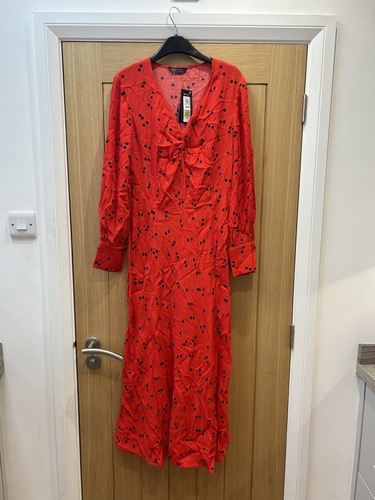 Red Spotted Dress, Size 12, New With Tags From Marks And Spencer, (359 ...