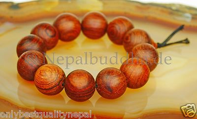 Rosenholz Armband Kugel Herren Braun Maserung 20mm Buddhismus Buddha ...