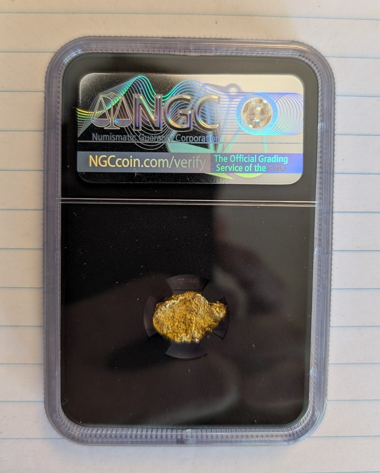 Canada Gold Nugget 3.00 Grams Certified NGC UNVAULTED VAULT BOX | eBay