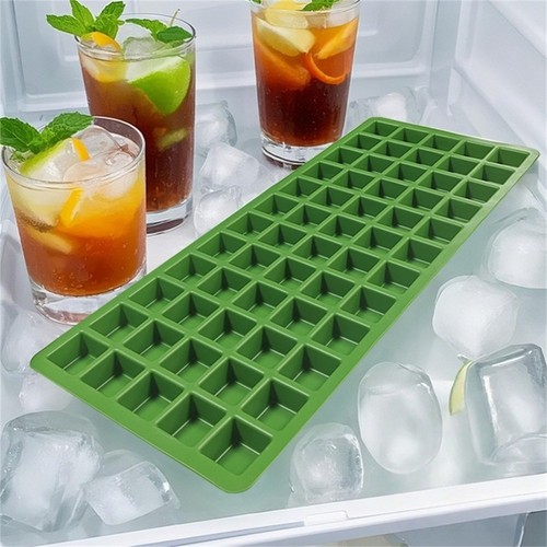 2 Pack Silicone Ice Cube Molds 60 Grid Food Trays Compatible with ...